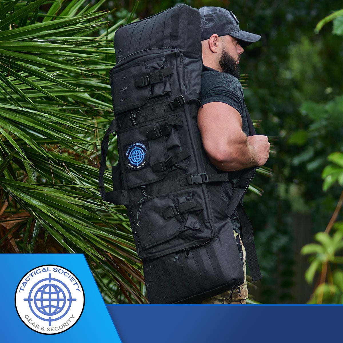 Outdoor MOLLE Deluxe Double Rifle Gun Bag – Tactical Society