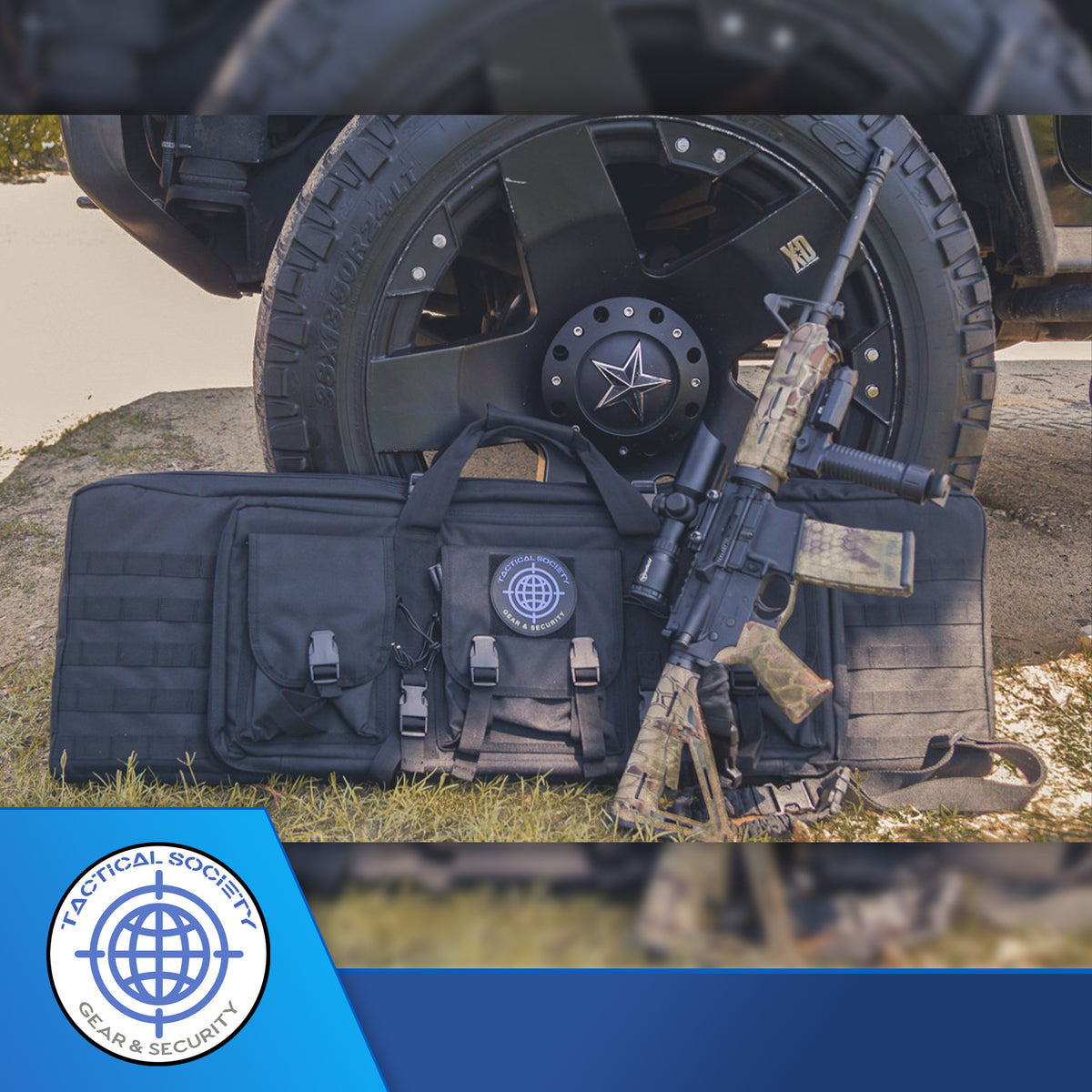 Outdoor MOLLE Deluxe Double Rifle Gun Bag – Tactical Society